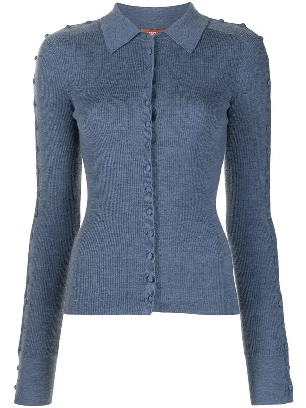 Altuzarra Hill Buttoned Cardigan - Blue