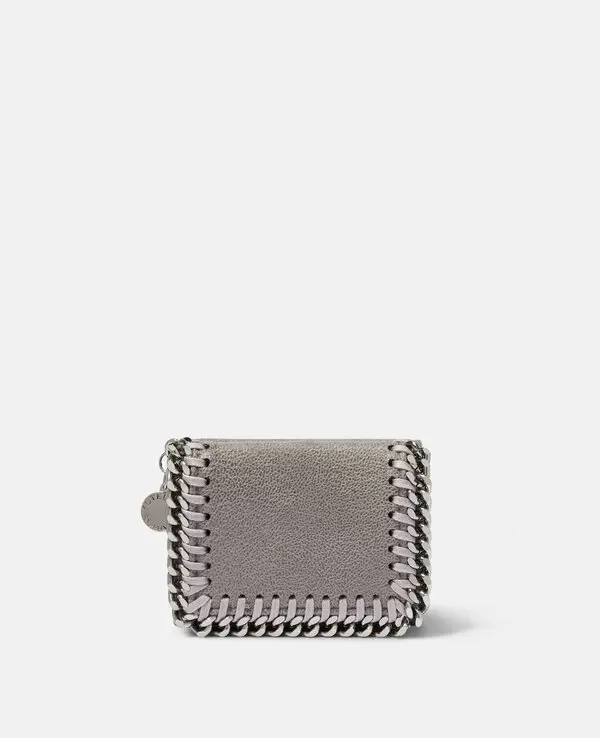 Stella McCartney Falabella Small Flap Wallet - Grey