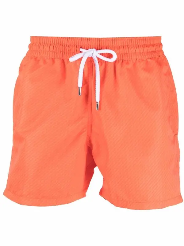 Frescobol Carioca Drawstring Swim Shorts - Orange