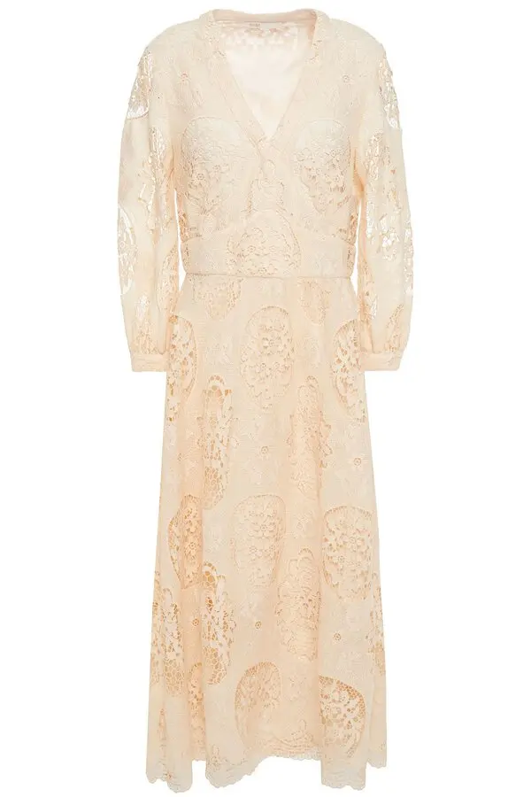 maje cream dress MAJE Size 1 XS Rabata Fringe Tiered Mini Tweed Dress Cream White Short  Sleeve