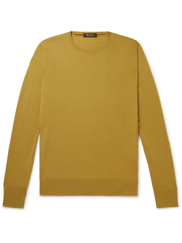 Loro Piana Wish Virgin Wool Sweater - Yellow