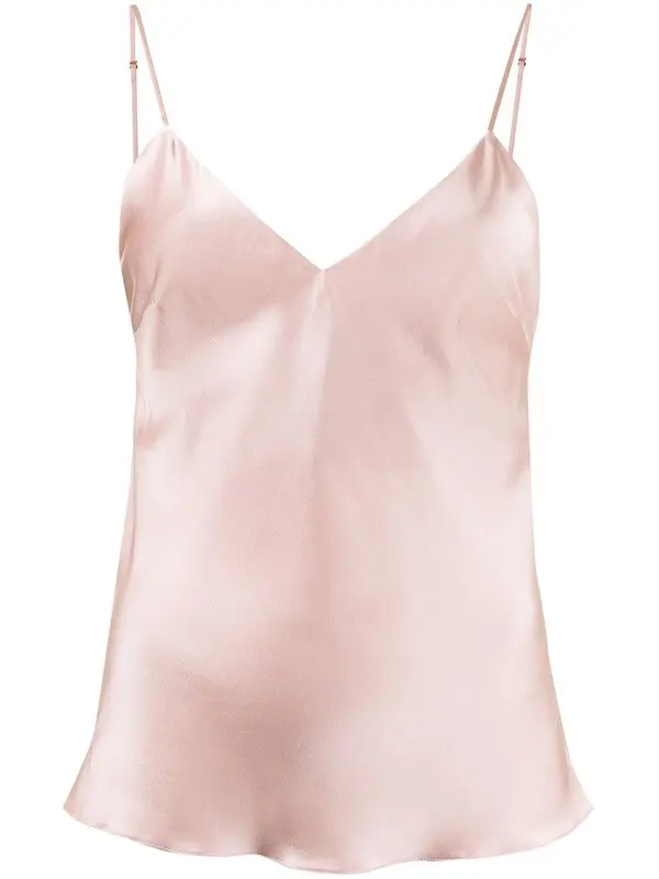 GILDA & PEARL Sophia Stretch-silk Camisole - Pink