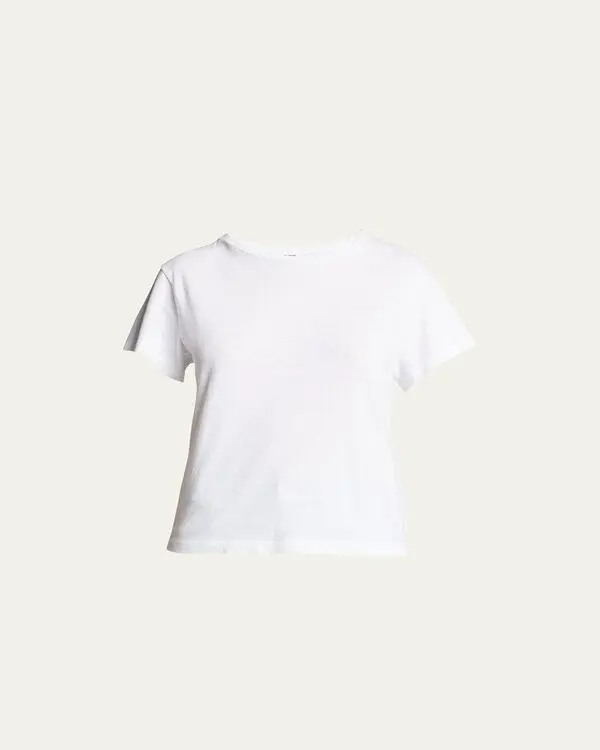 RE/DONE Hanes Classic Short-sleeve Cotton Tee - Optic White
