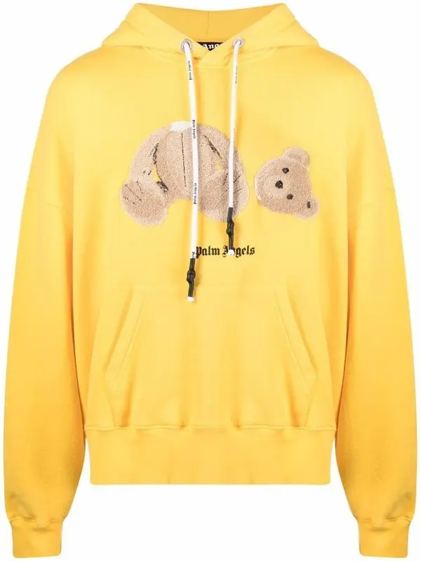 Interesting Palm Angels Teddy Bear Hoodie Pictures