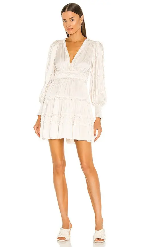 ulla johnson cream dress Ulla Johnson Gemma Mini Dress In Cream In Blanc - 30% Off