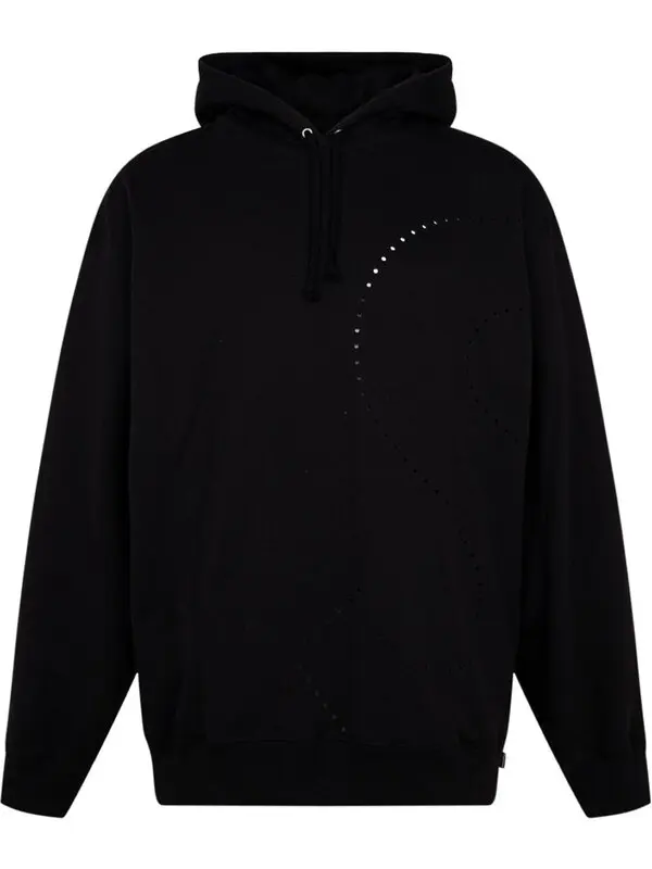 Supreme Laser Cut S Logo Hoodie - Black | Editorialist