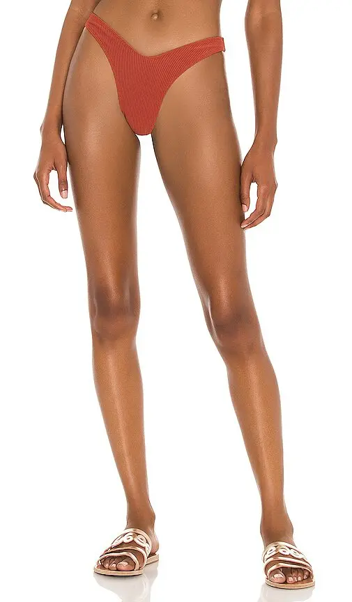 CAMILA COELHO Harbor Bikini Bottom - Rust