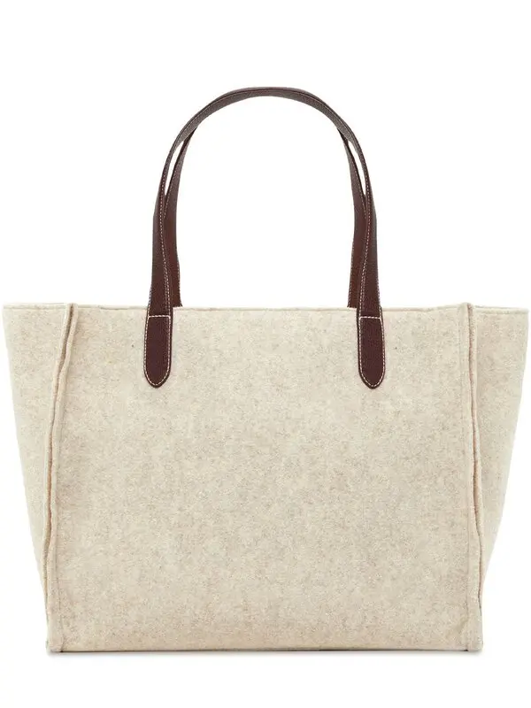 Vivienne Westwood Hoxton Recycled Wool Blend Felt Tote Bag - Grey 