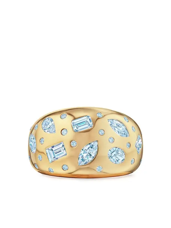 Kwiat 18kt Yellow Diamond Cobblestone Band Ring