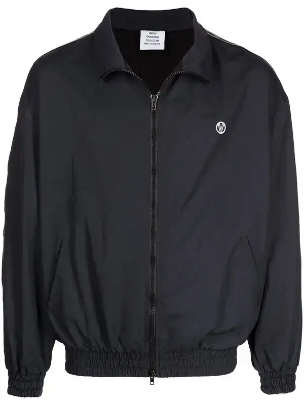 Vetements Logo-Tape Track Jacket In Black - 60% Off | Editorialist