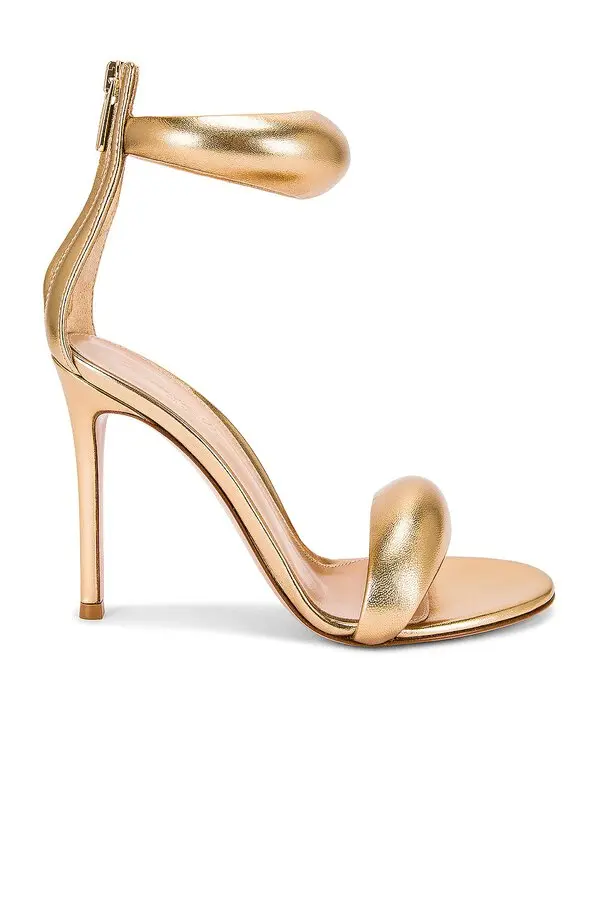 GIANVITO ROSSI Bijoux Metallic Heels - Mekong