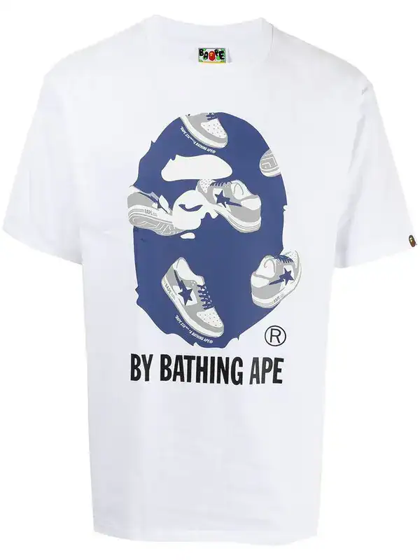 A Bathing Ape® Random Bape Sta T-Shirt - White | Editorialist
