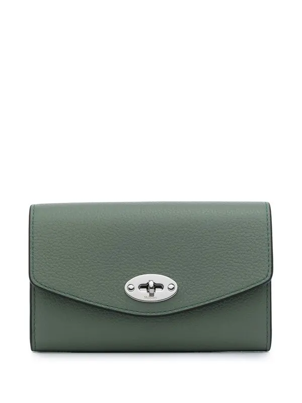 Mulberry Darley Leather Purse - Green | Editorialist