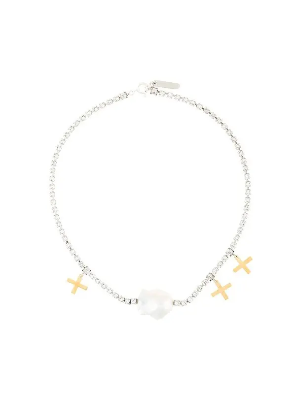 Le Chic Radical Crystal Pearl Collar ネックレス（Le Chic