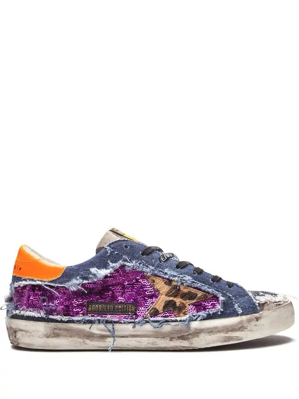 Golden Goose Super-star Leopard Sneakers