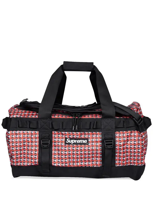 Supreme X The North Face Studded Small Base Camp Duffle Bag - Red