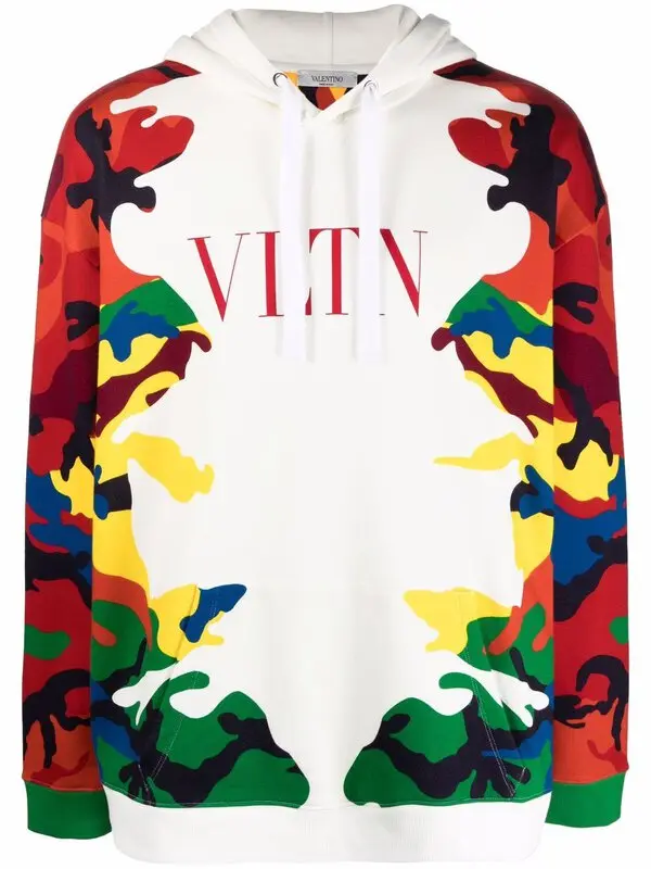 Valentino Garavani Camou7 Print Hoodie