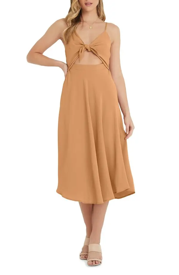 vici brown dress Lorelei Tie Dye Boho Dress