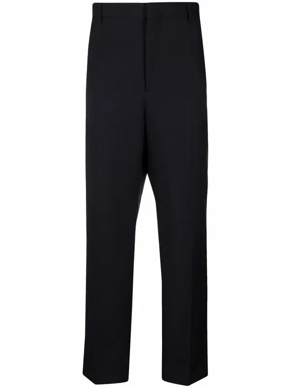 Valentino Garavani Straight-leg Tailored Trousers - Blue