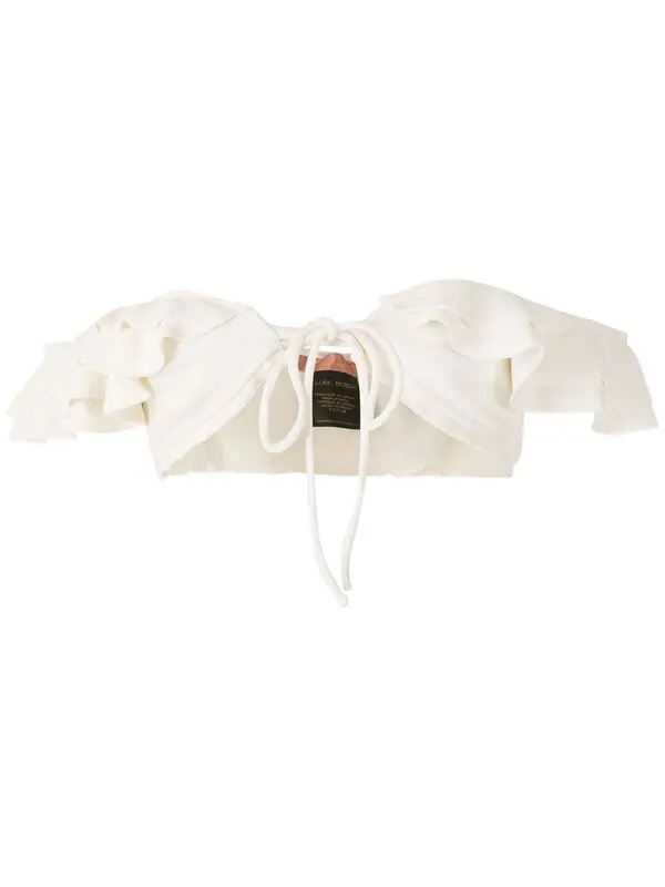 CLUBE BOSSA Hopi Bikini Top - White