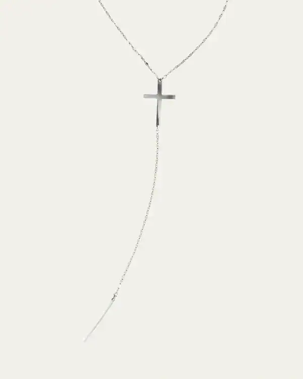 Lana Jewelry Bond Crossary Chime Lariat Necklace - White/gold ...