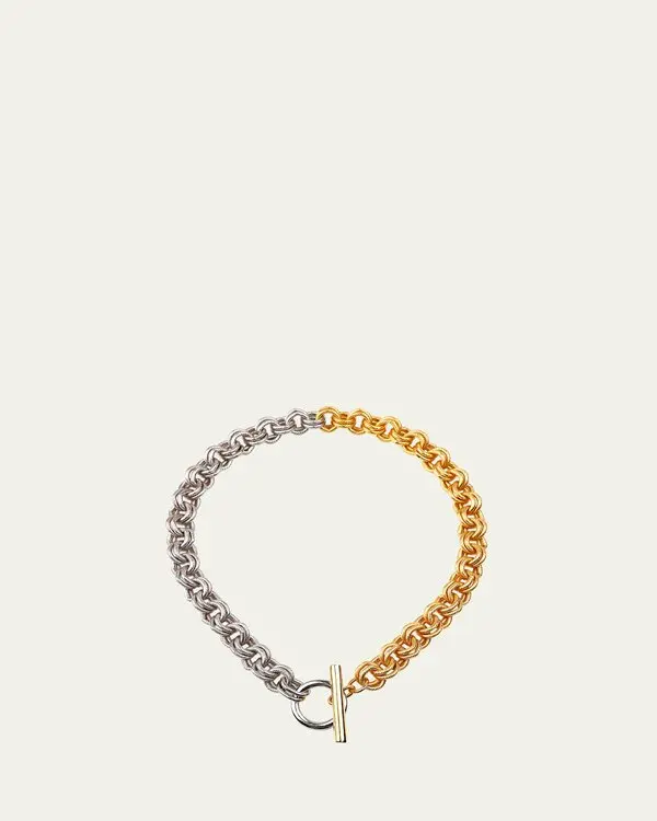 BEN-AMUN Two-tone Link Necklace - Multi