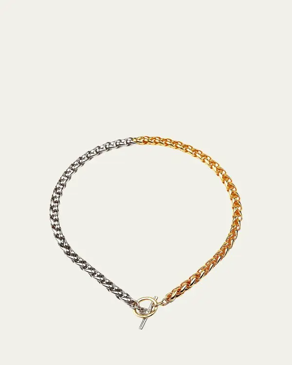 BEN-AMUN Two-tone Link Necklace