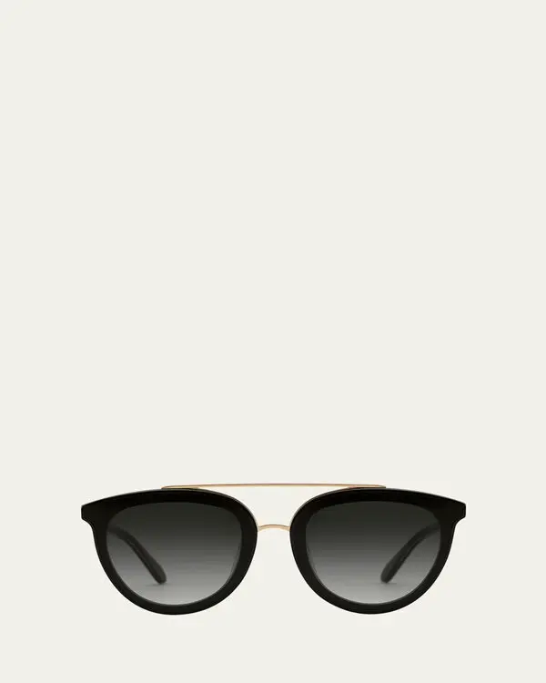 Krewe Clio Round Sunglasses