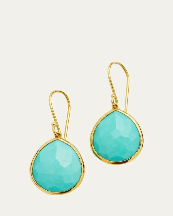 Ippolita Small Teardrop Earrings In 18k Gold - Turquoise