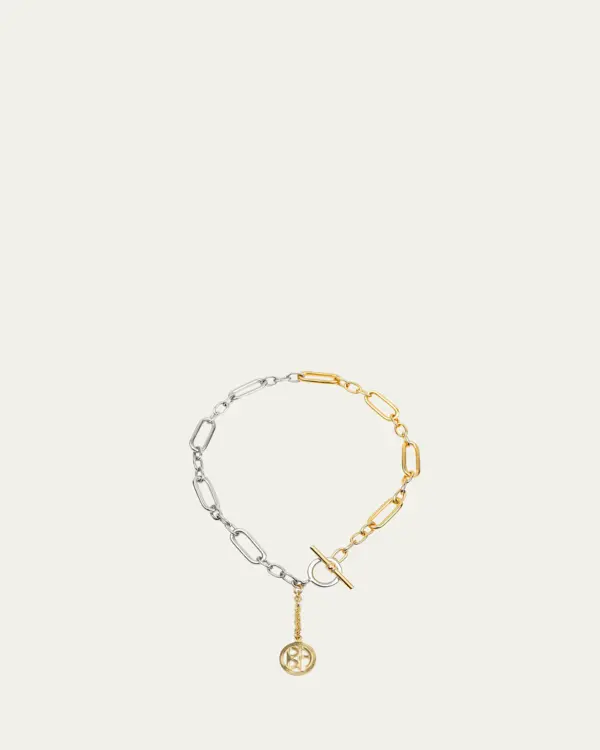 BEN-AMUN Two-tone Chain Link Necklace