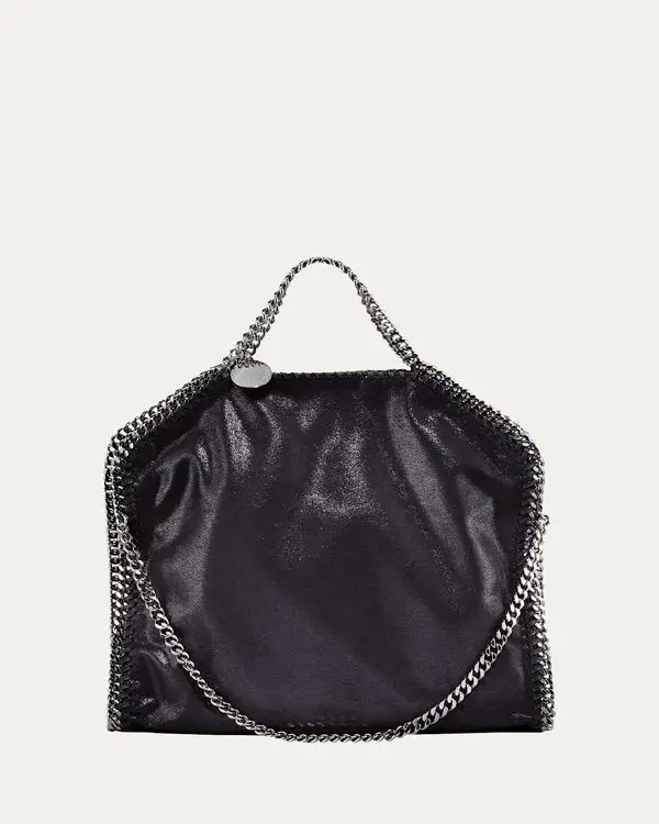 Stella McCartney Falabella Shaggy Deer Tote Bag - Black