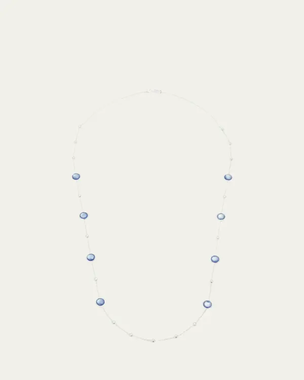 Ippolita Multi Station Lollipop Necklace - Lapis Triplet