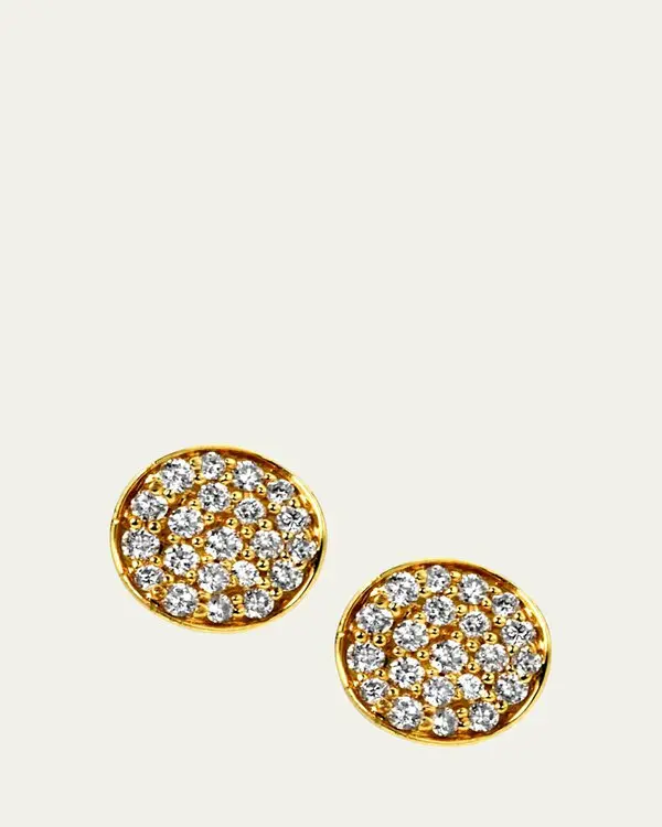 Ippolita Mini Flower Stud Earrings In 18k With Diamonds - Diamond
