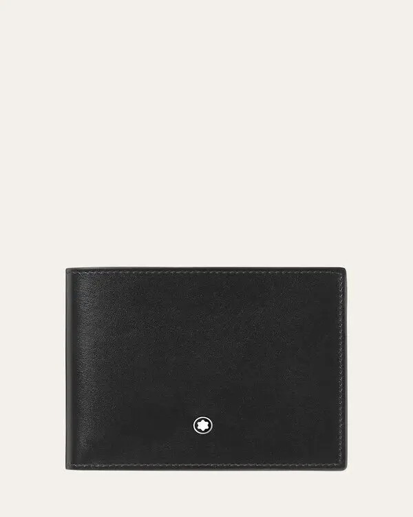 Mont Blanc Meisterstuck Leather Bifold Wallet - Black