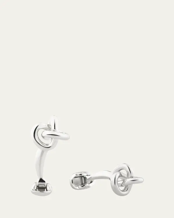 FILS UNIQUE Round Knot Cufflinks