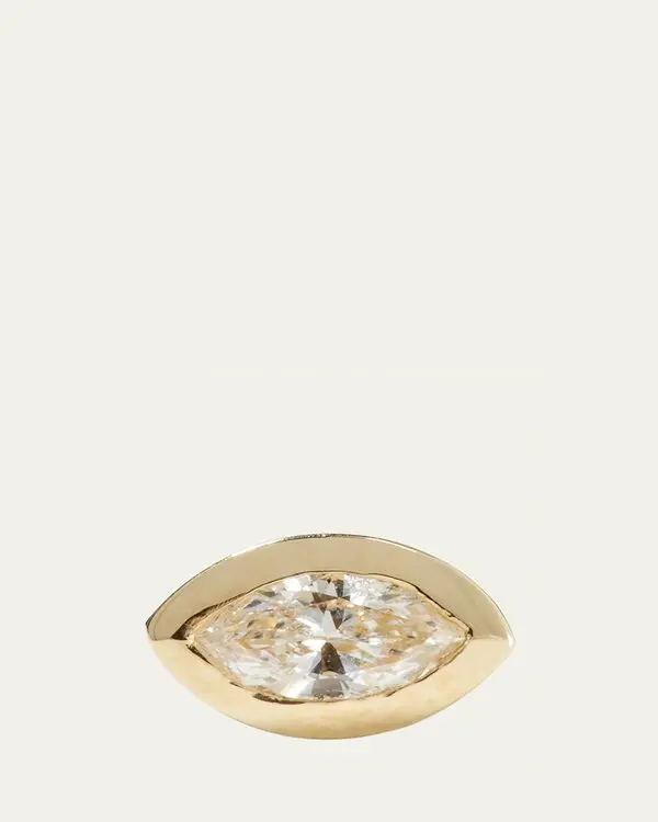 SYDNEY EVAN 14k Diamond Marquise Stud Earring