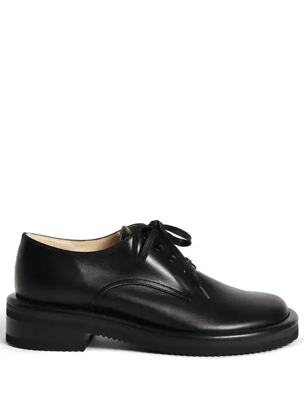 Proenza Schouler Pipe Derby Shoes In Black 60% Off Editorialist