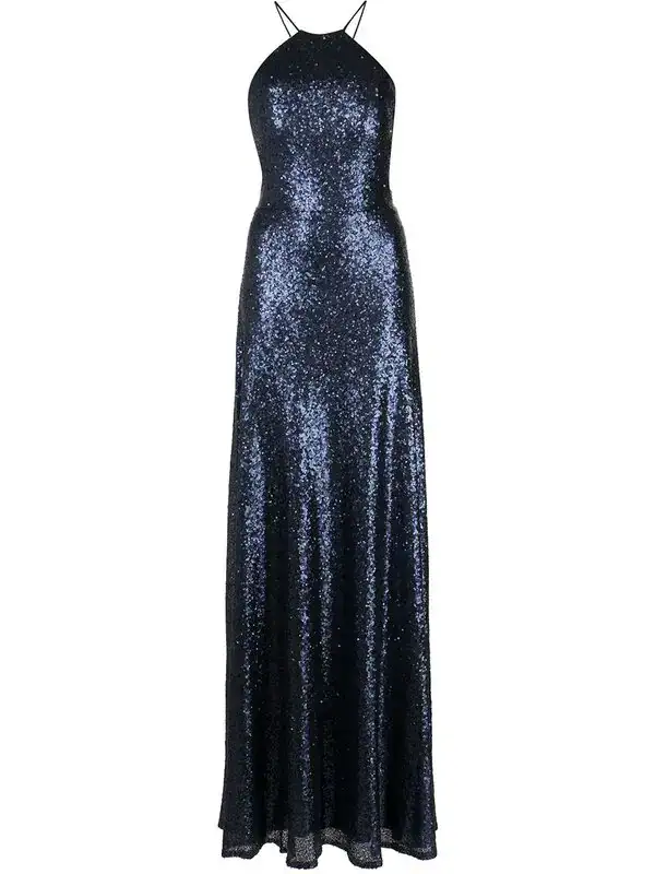 is the white and gold dress actually blue and black Bisma Sequin Dress main image 0
