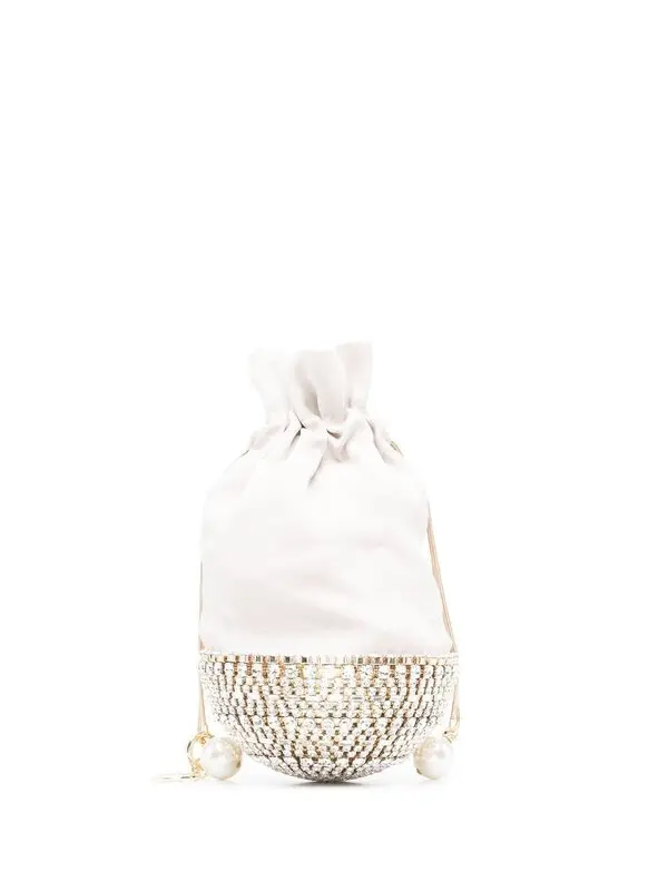 Rosantica Kingham Crystal-Embellished Tote Bag In Neutrals 35