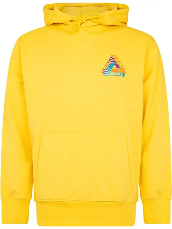 PALACE Tri-dart Logo-print Hoodie - Yellow