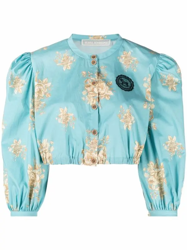 ULYANA SERGEENKO Floral-print Blouse