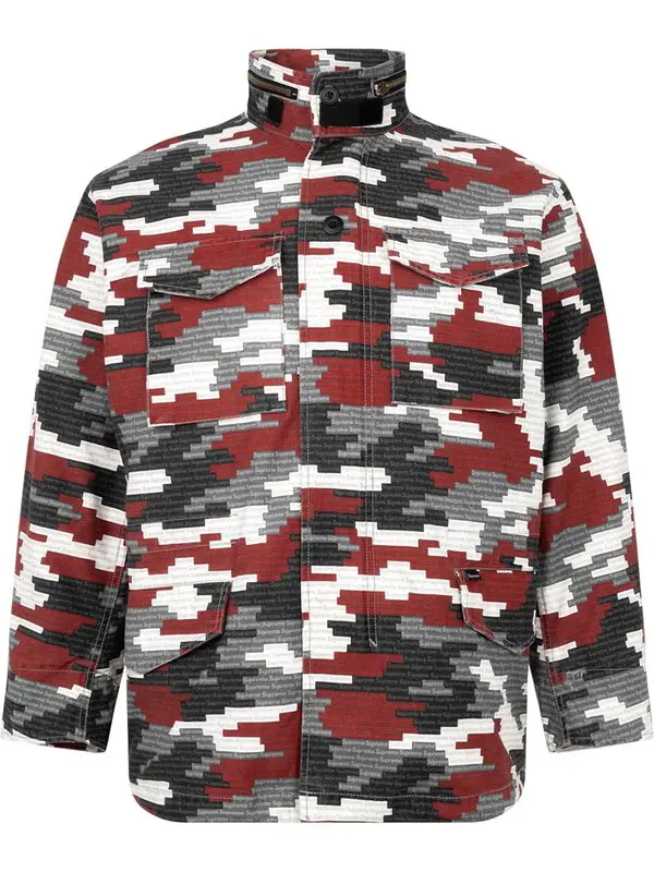 Supreme Camo M-65 Jacket - Red | Editorialist