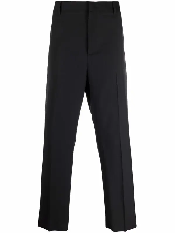 Valentino Garavani Straight-leg Tailored Trousers - Black