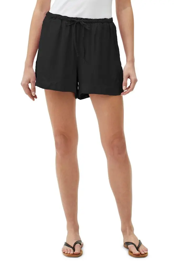 Michael Stars Chloe Boxer Shorts - Black | Editorialist
