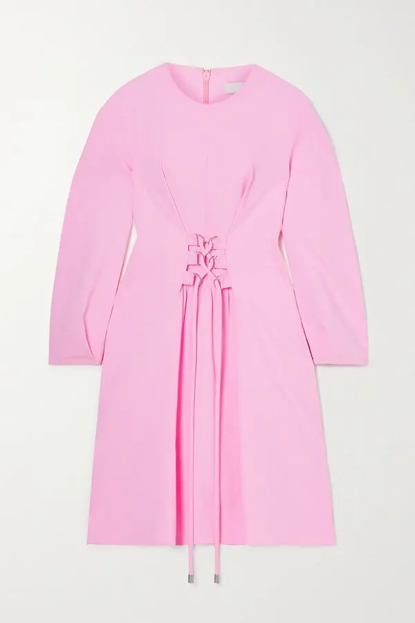 tibi lace up dress Magnolia Pearl Tibi Lace Bow Dress 846 Dandy  Purple Lizard Boutique