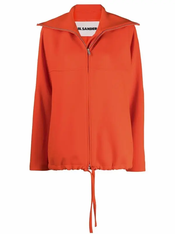 Jil Sander Oversized-Collar Jacket In Orange - 51% Off | Editorialist