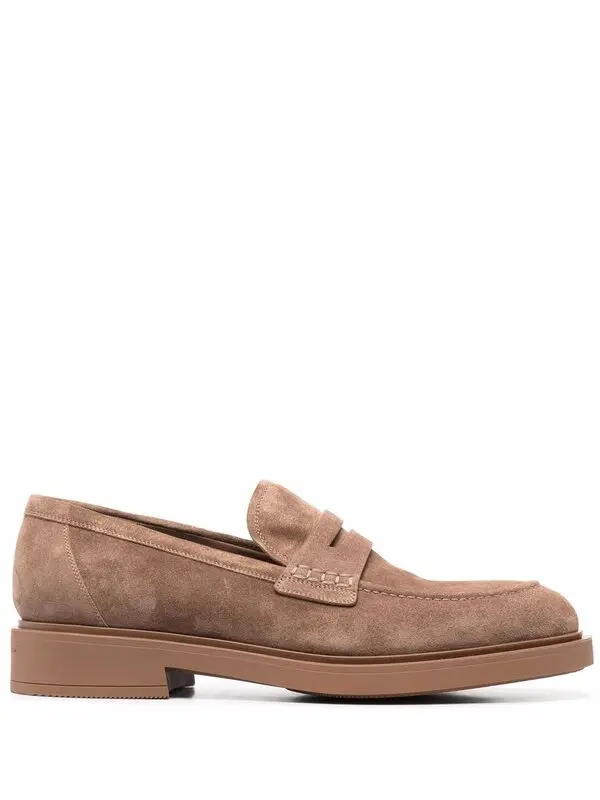 GIANVITO ROSSI Harris Penny-slot Loafers
