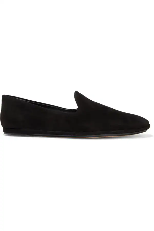 Vince Paz Suede Loafers In Black - 54% Off | Editorialist display picture 3