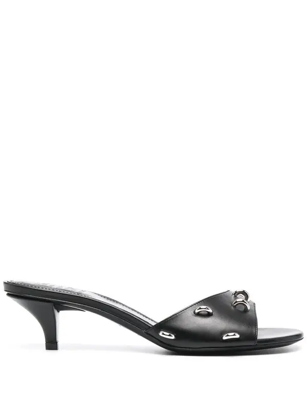 Givenchy Studded Ring Leather Sandals
