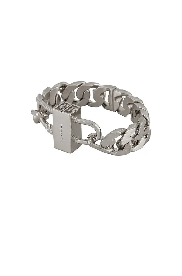 Givenchy G Chain Lock Bracelet - Silvery